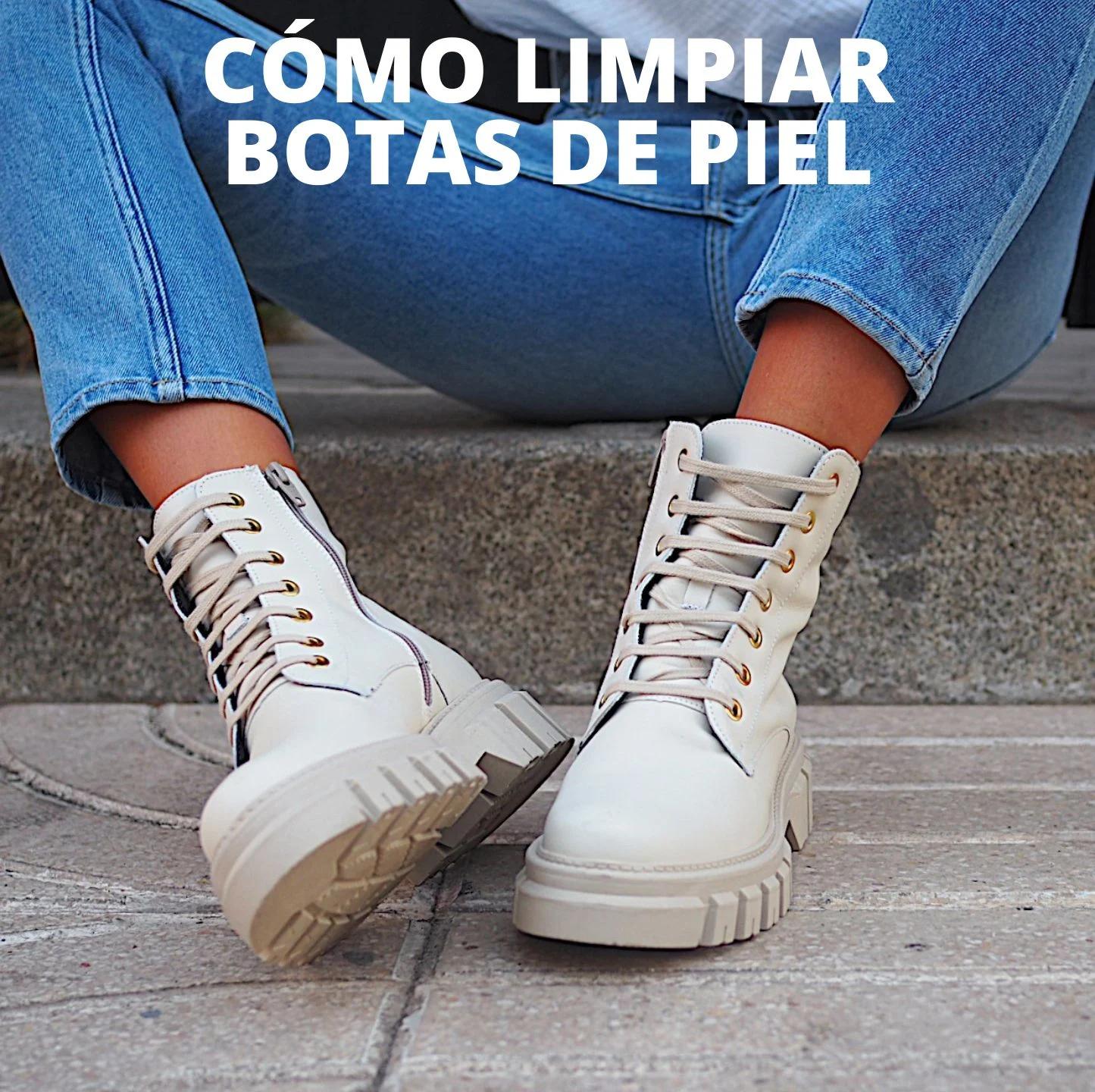 Cómo limpiar botas blancas de piel | Bucanero Calzados