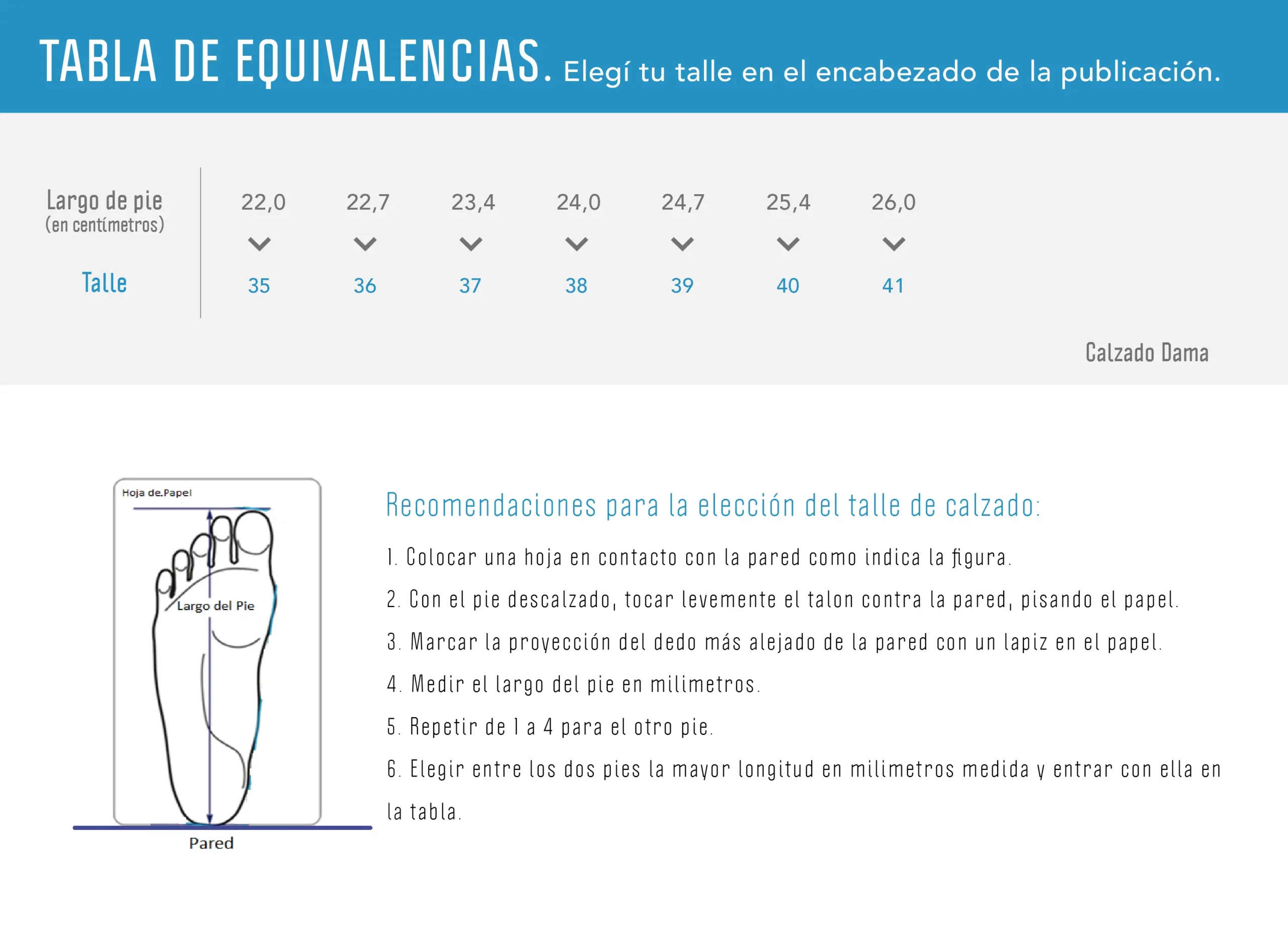 ¿qué talla de zapato soy ombú? información para encontrar tu talla ...